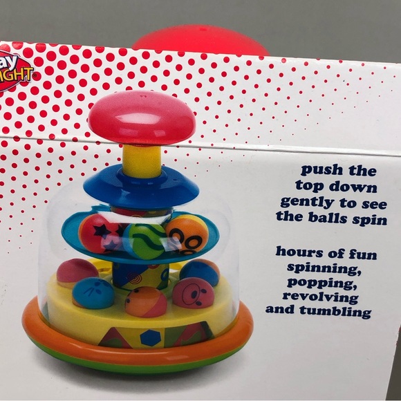 Play Right | Toys | Sold Play Right Spinning Popping Pal | Poshmark